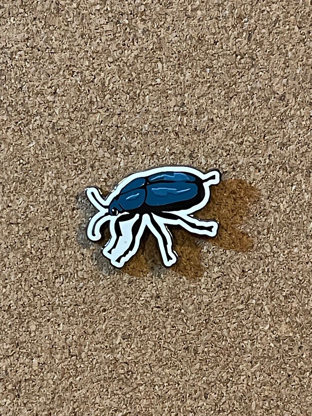 Beetle Enamel Pin - Etsy