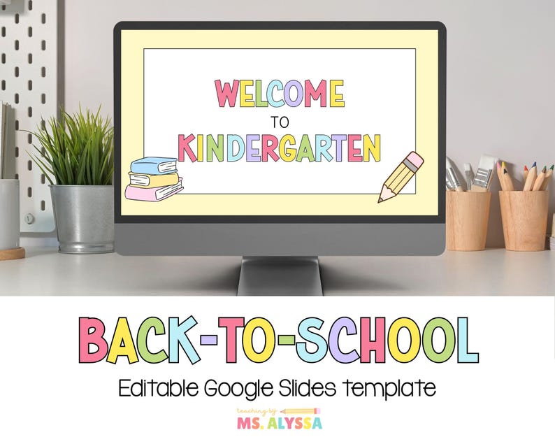 Editable Meet the Teacher Slides | Welcome to School | Pastel Back to ...