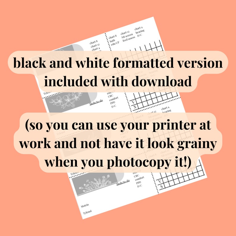 Mother Baby RN Report Sheet: Simplified - Etsy