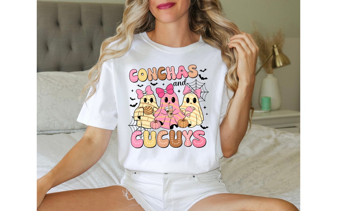 Conchas and Cucuys T-shirt, Funny, Spooky, Halloween, Conchitas - Etsy
