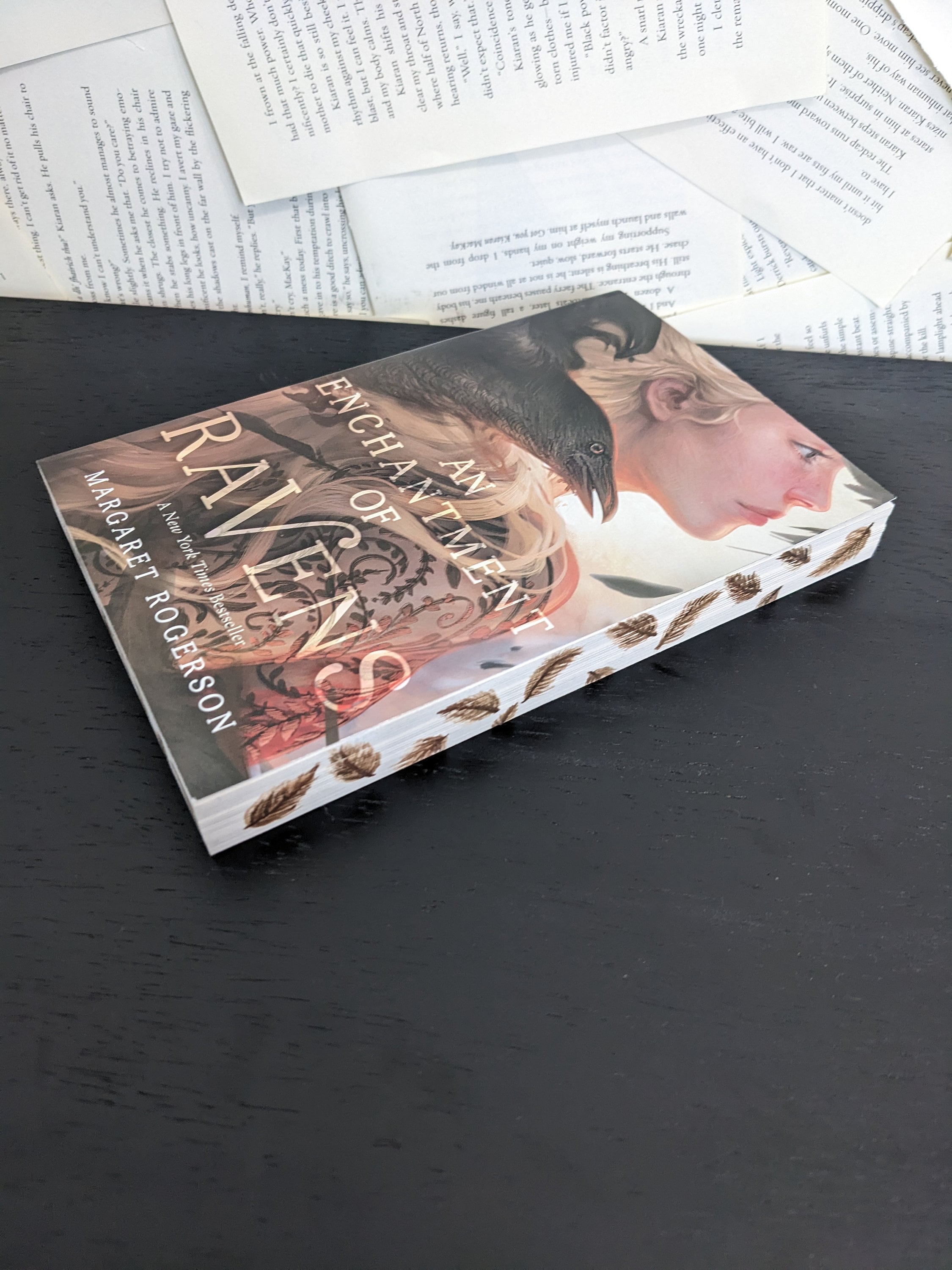 An Enchantment of Ravens Painted Edges Fore-edge Painting Paperback ...