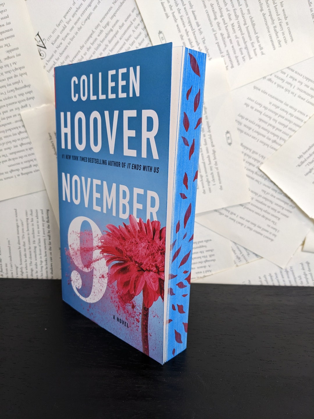 November 9 Painted Edges Fore-edge Painting Colleen Hoover Paperback - Etsy