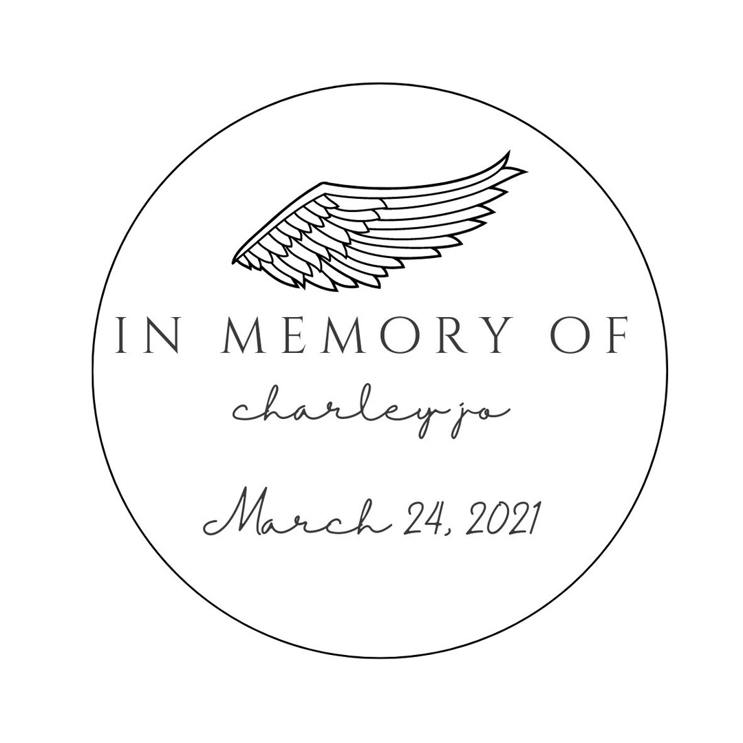 Personalized in Loving Memory Vinyl Sticker Decal - Etsy