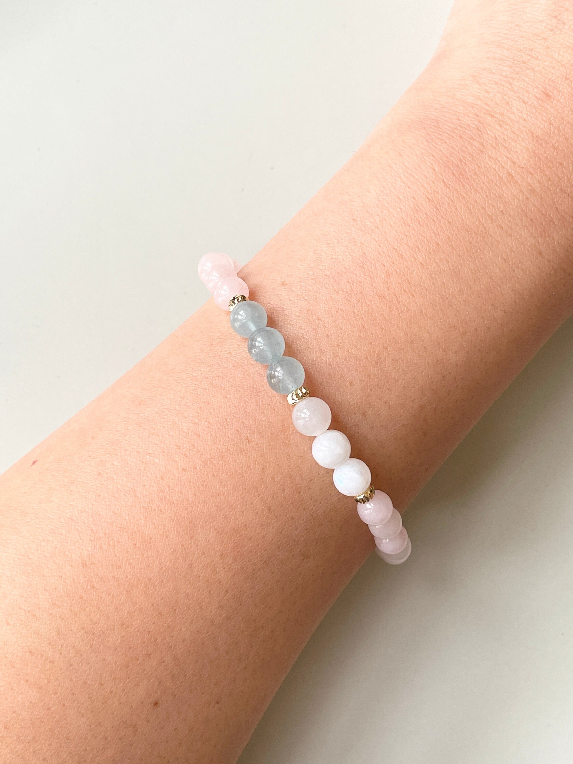 Fertility Bracelet, Pregnancy Wish, IVF Support, Healing, 6mm ...
