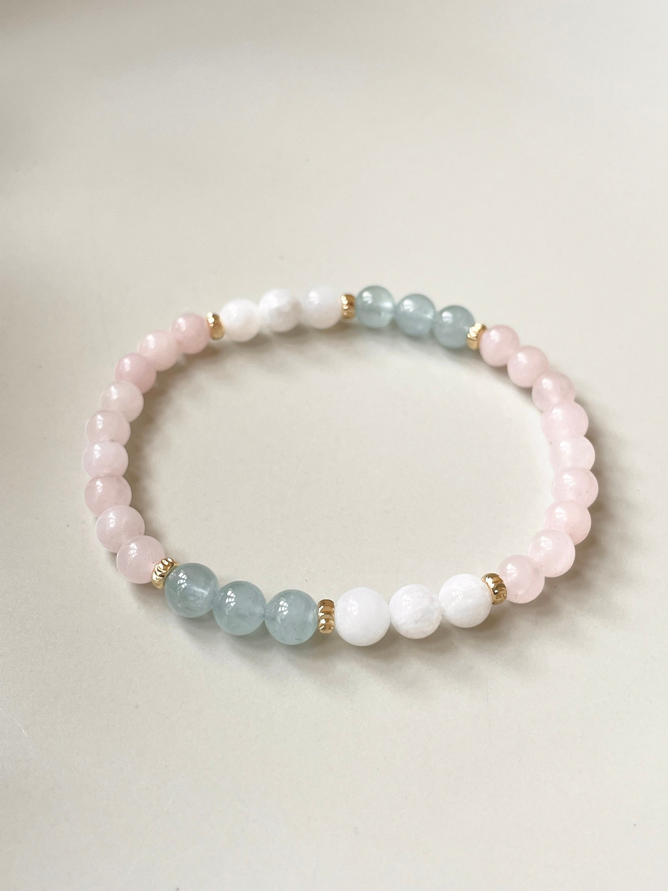Fertility Bracelet, Pregnancy Wish, IVF Support, Healing, 6mm ...