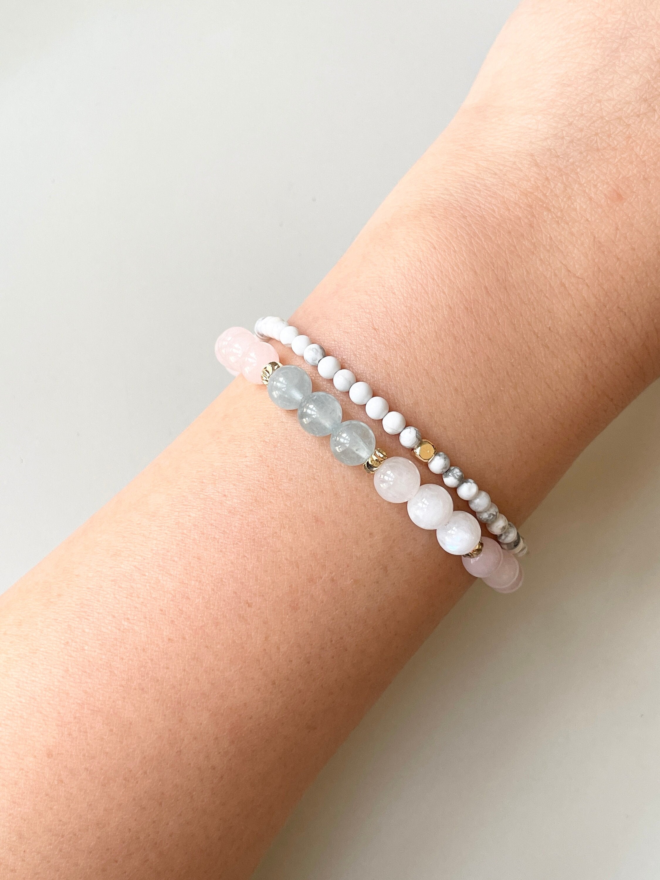 Fertility Bracelet, Pregnancy Wish, IVF Support, Healing, 6mm ...