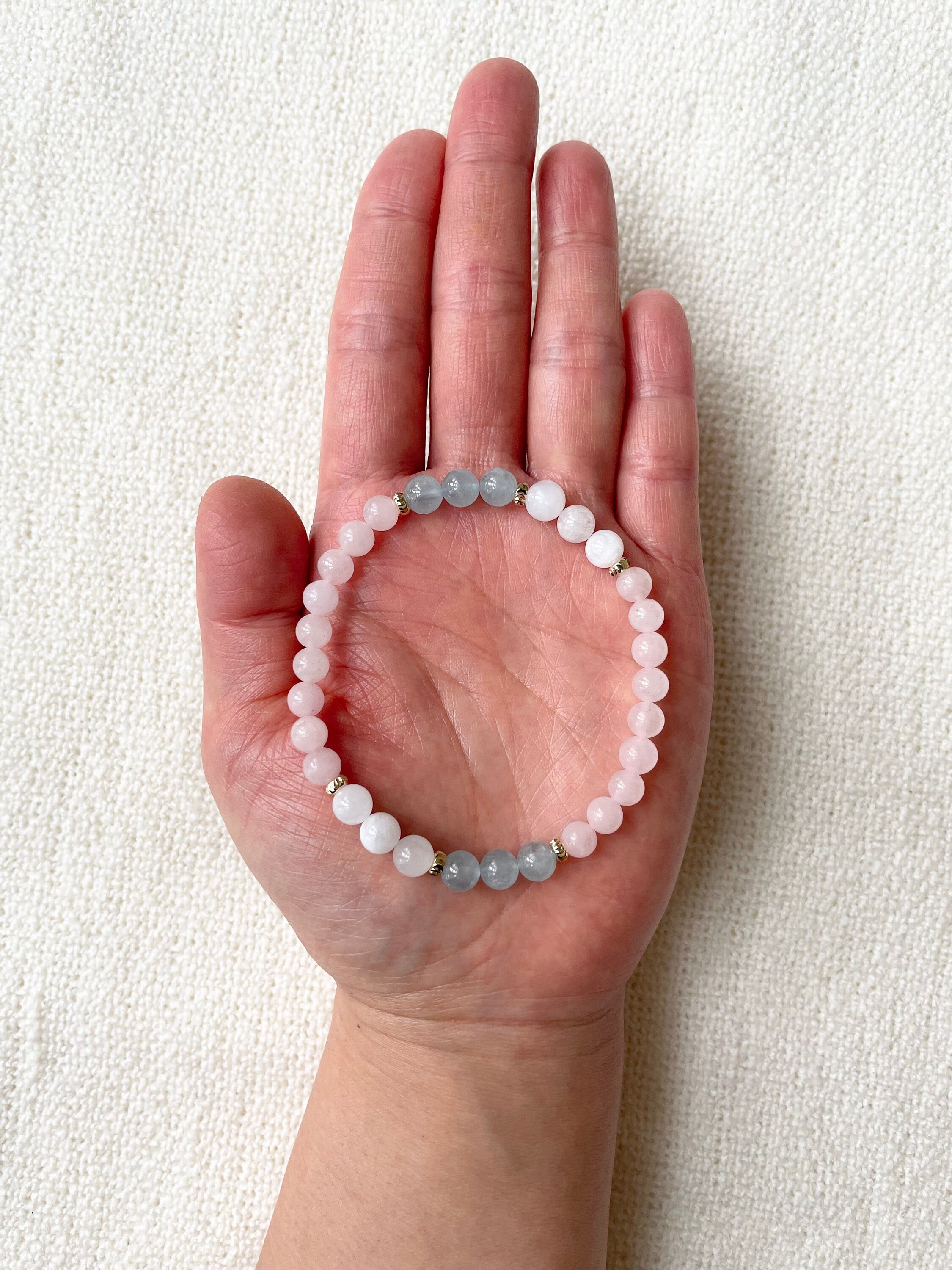 Fertility Bracelet, Pregnancy Wish, IVF Support, Healing, 6mm ...