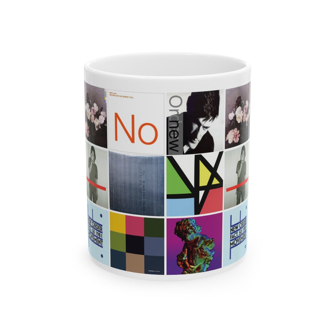 New Order Album Cover Mug Classic Rock House Gift, Iconic Musician ...