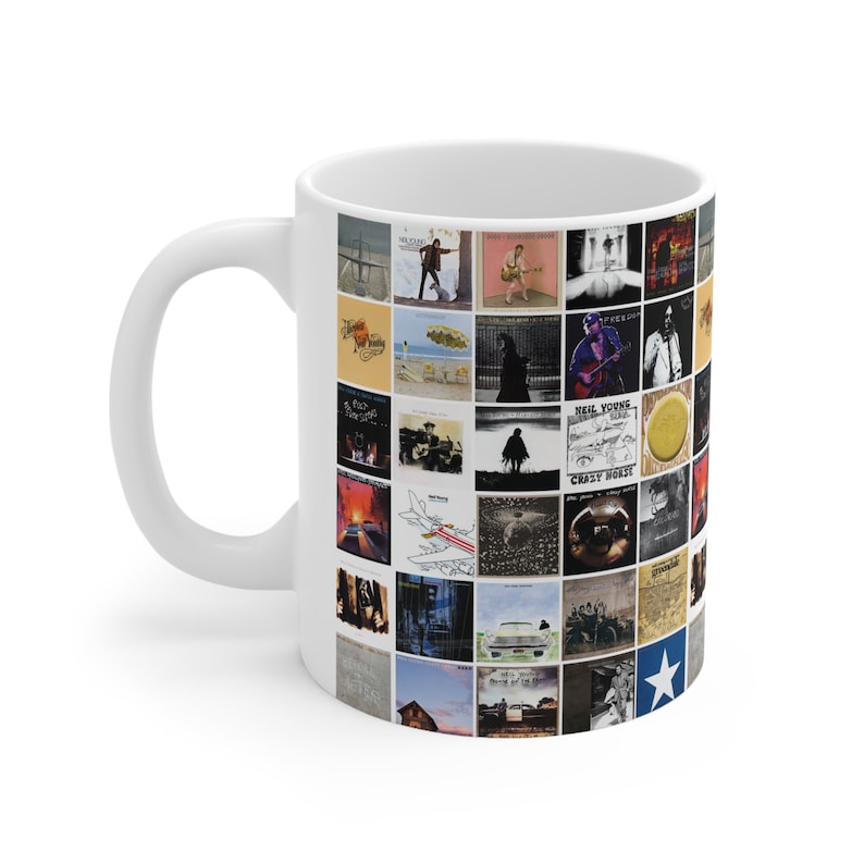Neil Young Album Cover Mug Classic Rock Coffe Mug, Iconic Musician ...