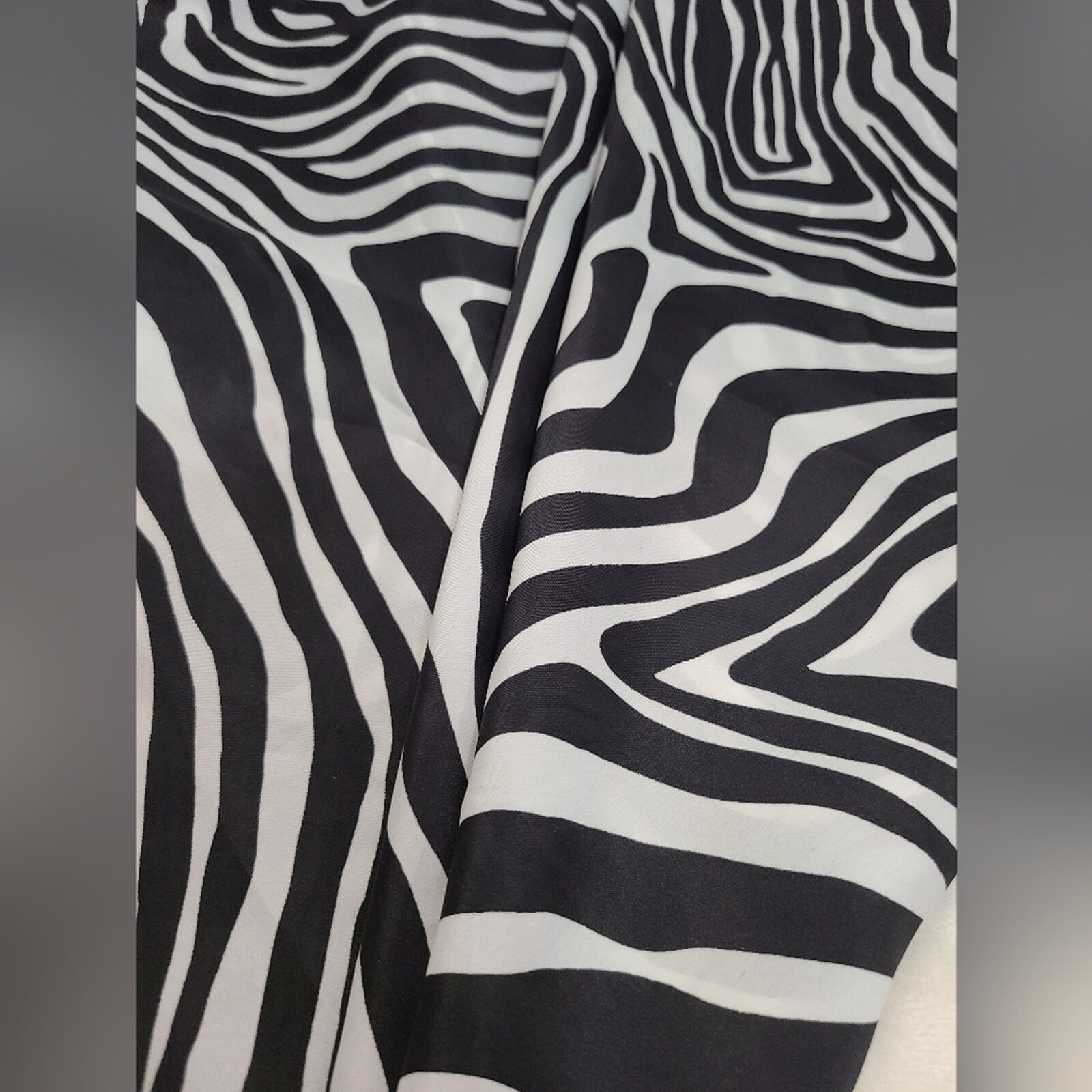 Vintage Zebra Print Scarf - Etsy