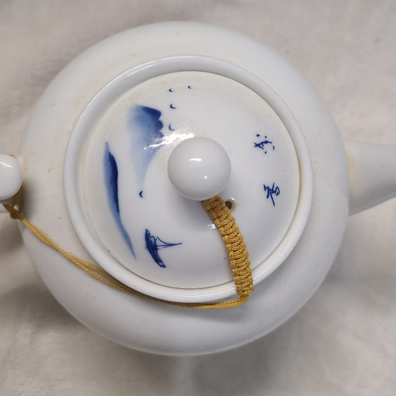 Asian Teapot With Three Teacups - Etsy