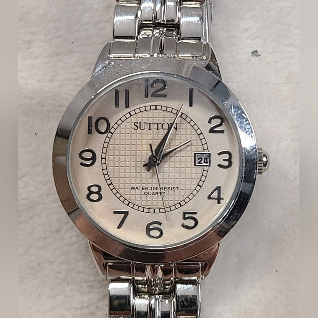 Sutton Women's Silver Tone Watch - Etsy
