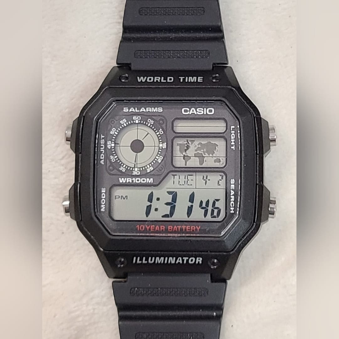 Casio Illuminator Men's Digital Watch - Etsy