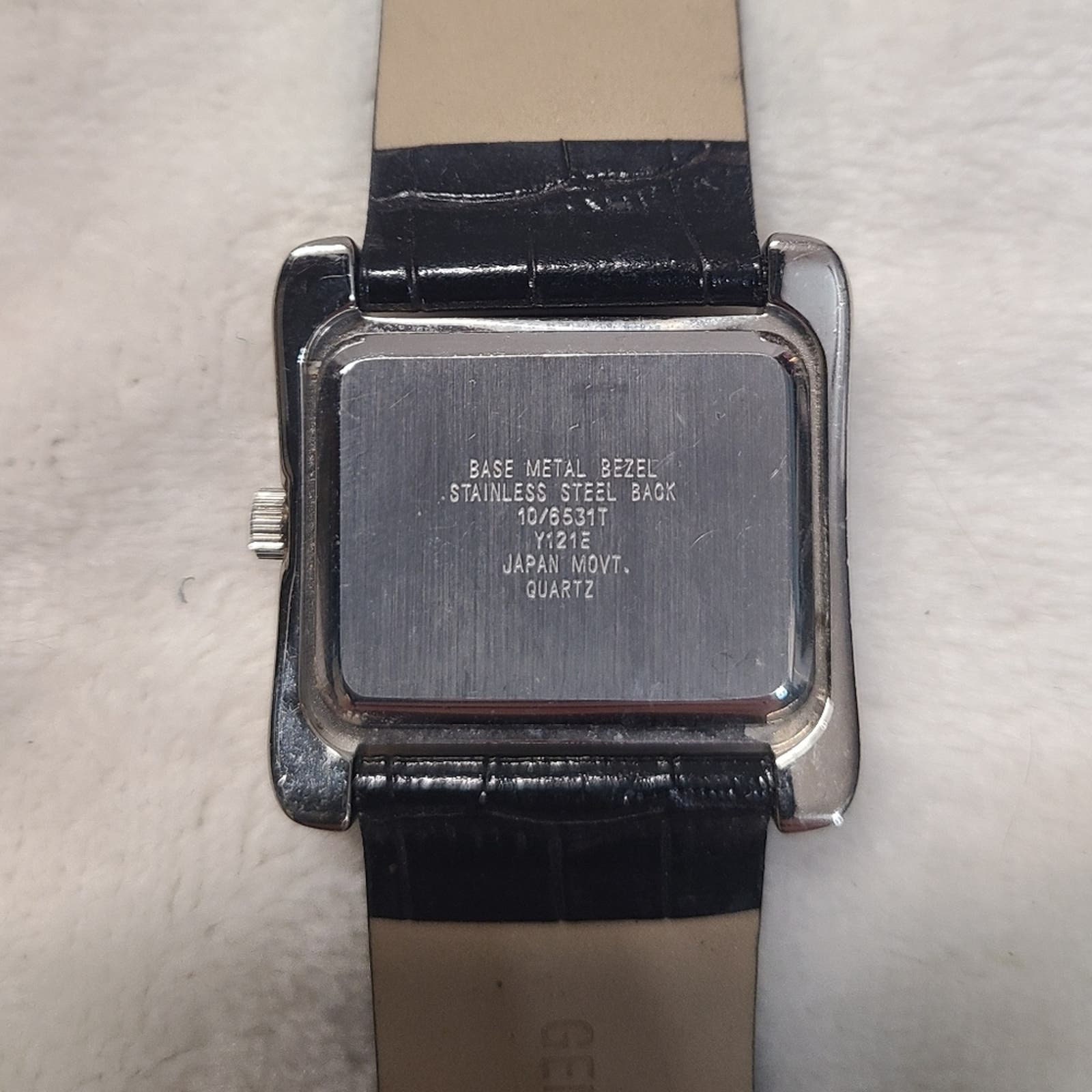 Anne Klein Women's Square Face Leather Band Watch - Etsy