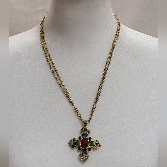 Vintage Robert Rose Necklace - Gem