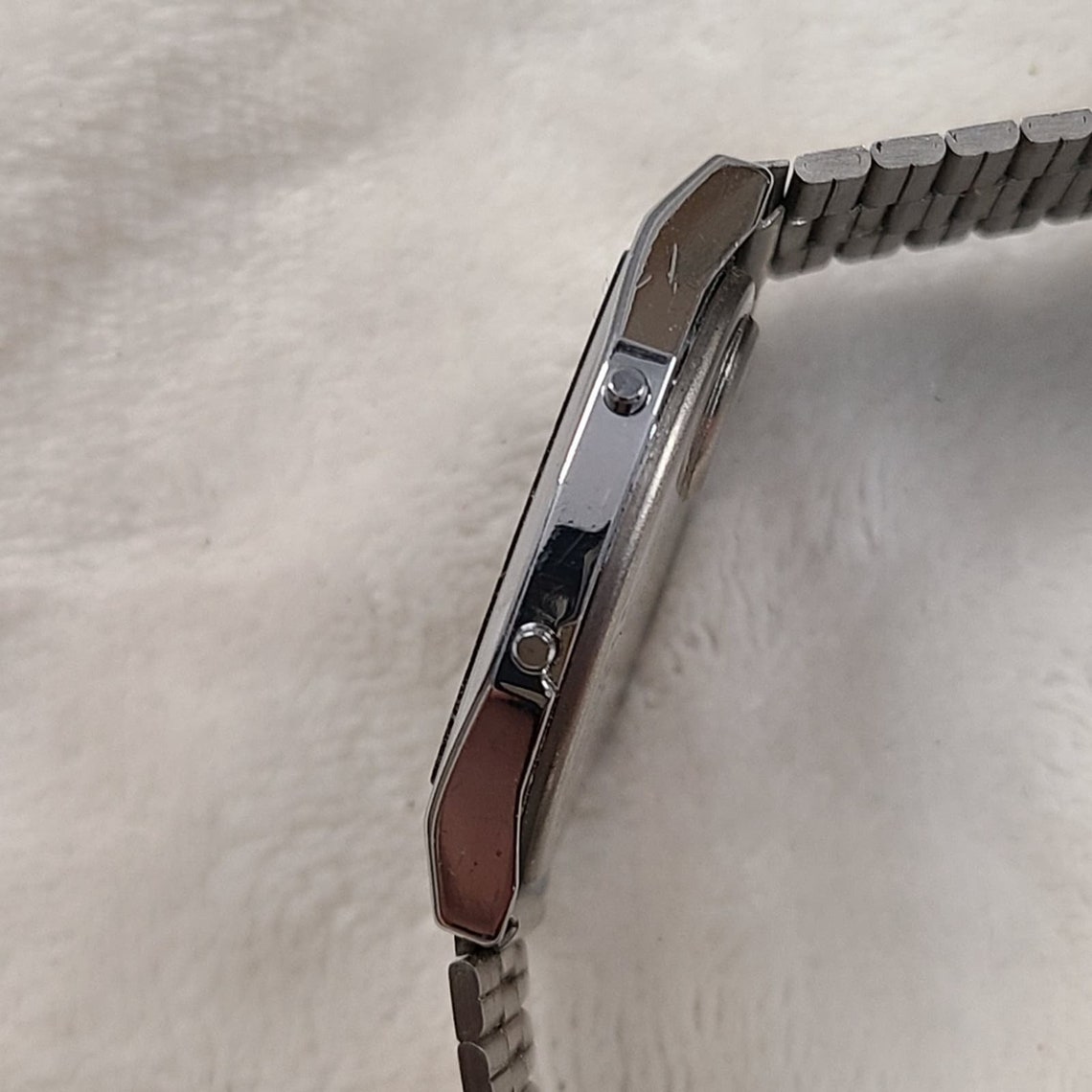 Vintage Timex Men's Silver Tone Digital Watch - Etsy