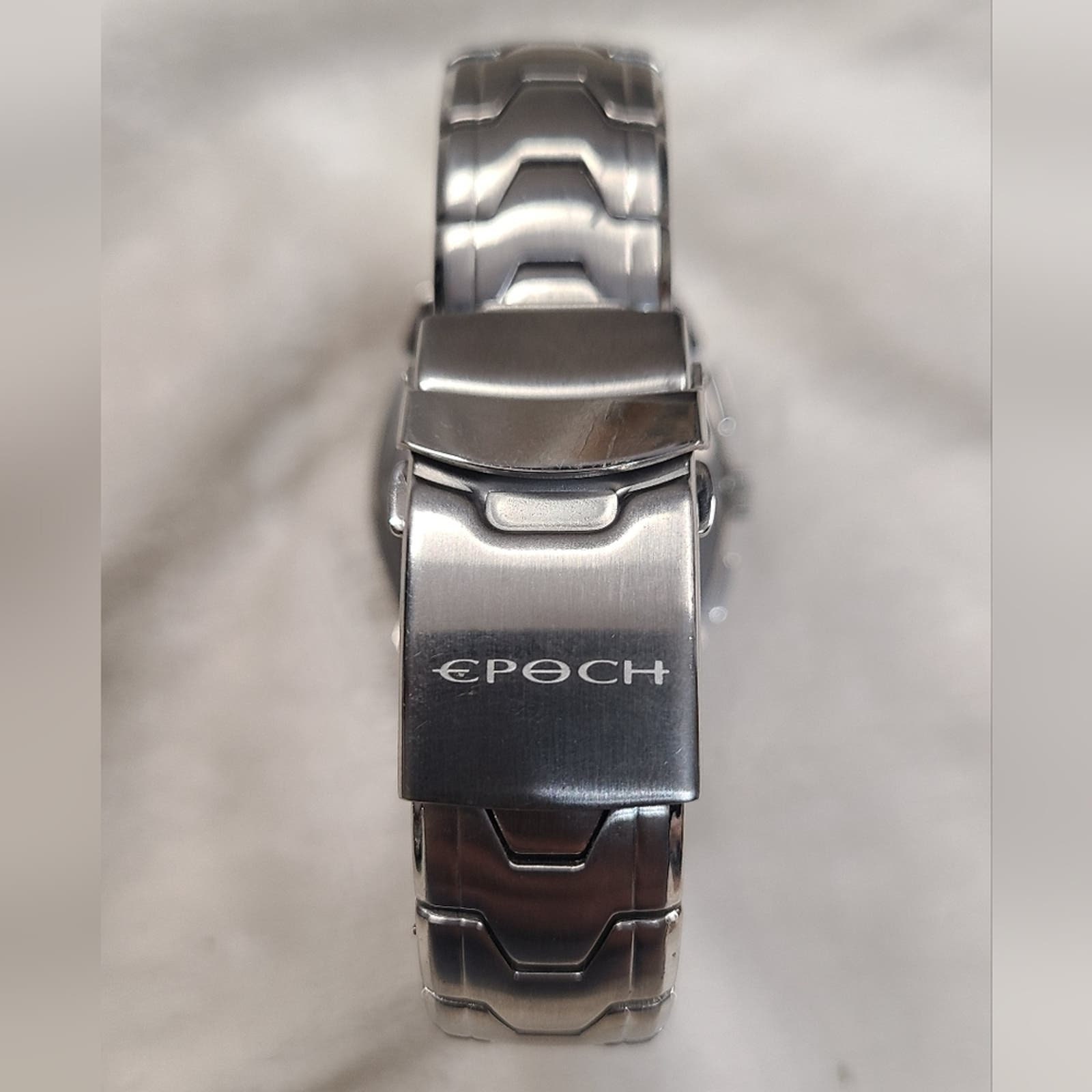 Epoch Men's Silver Tone Chronograph Watch - Etsy