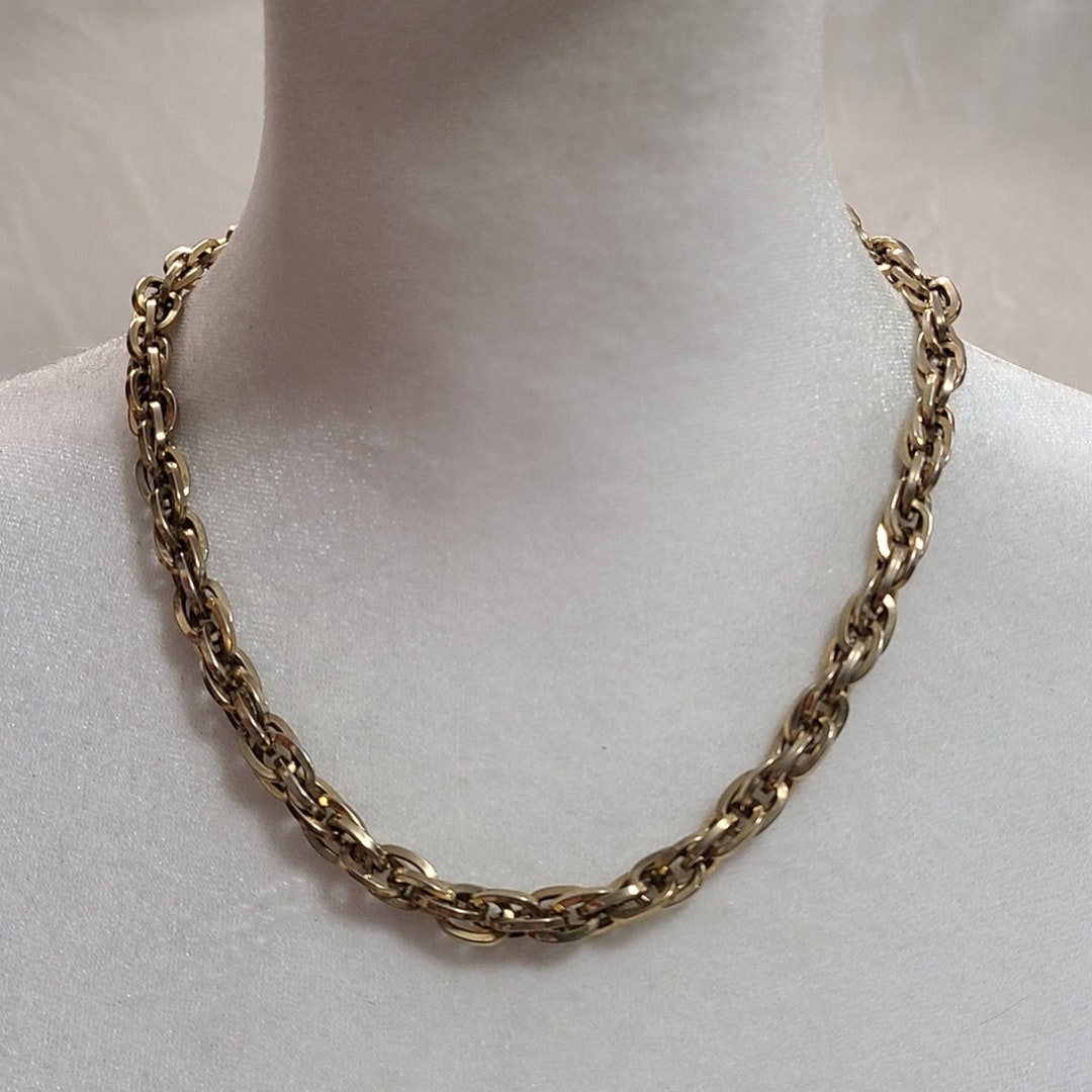 Vintage Pierre Cardin Gold Tone Chain Necklace - Etsy UK