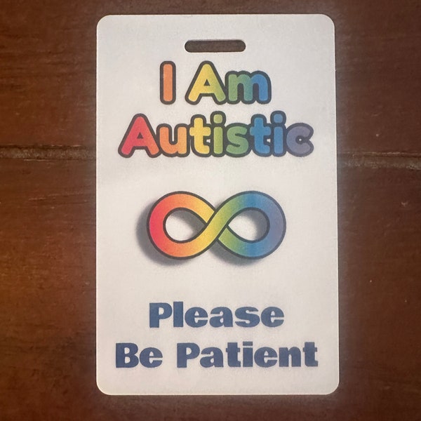 I Am Autistic Card - Etsy