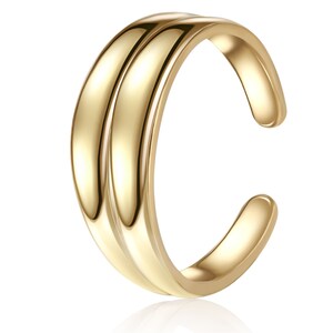 10K Yellow Gold Sophisticated Toe Ring - Etsy