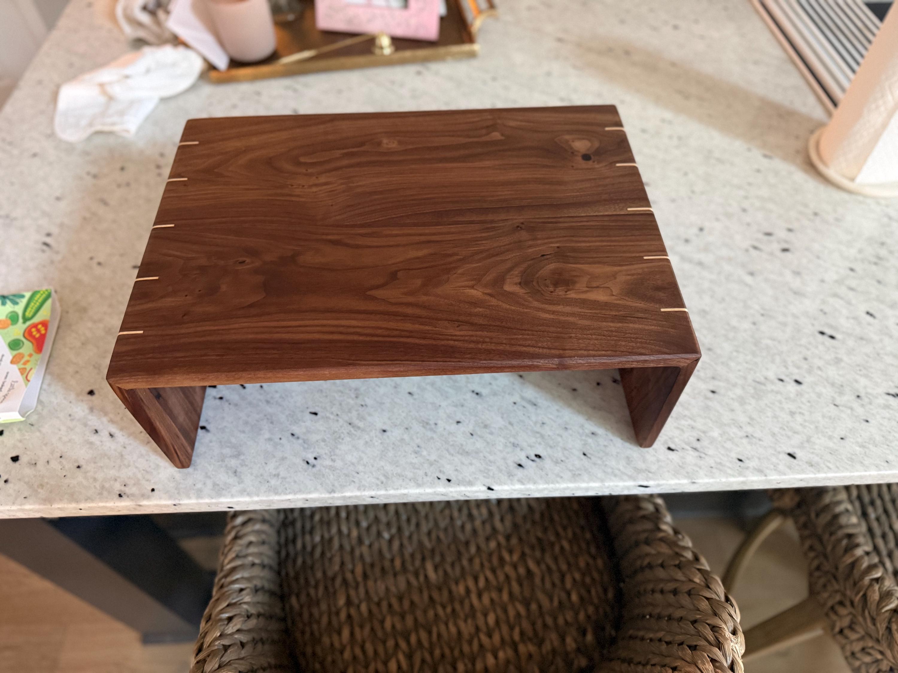 Hardwood Turntable Riser (multiple Lumber Options and Joinery Methods ...