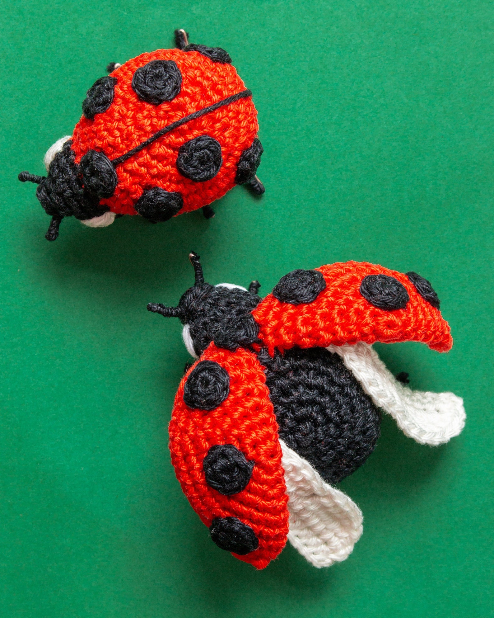 Amigurumi Crochet Pattern Ladybug, Crocheted Ladybug, Amigurumi Incect ...