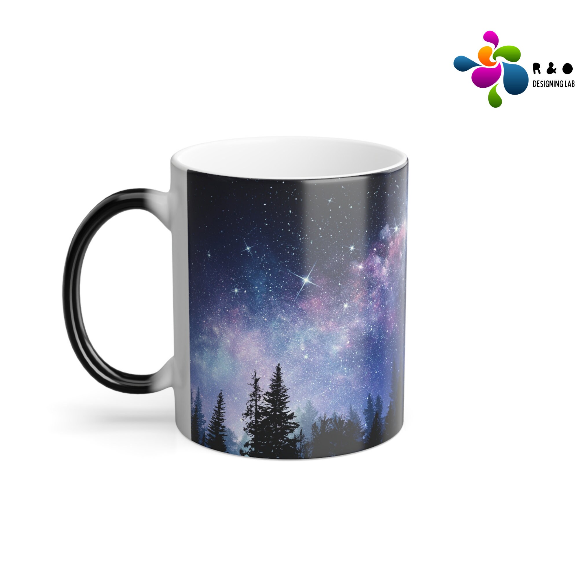 Color-changing Moon Coffee Mug, Galaxy Mug, Starry Sky Gift, Moonlight ...