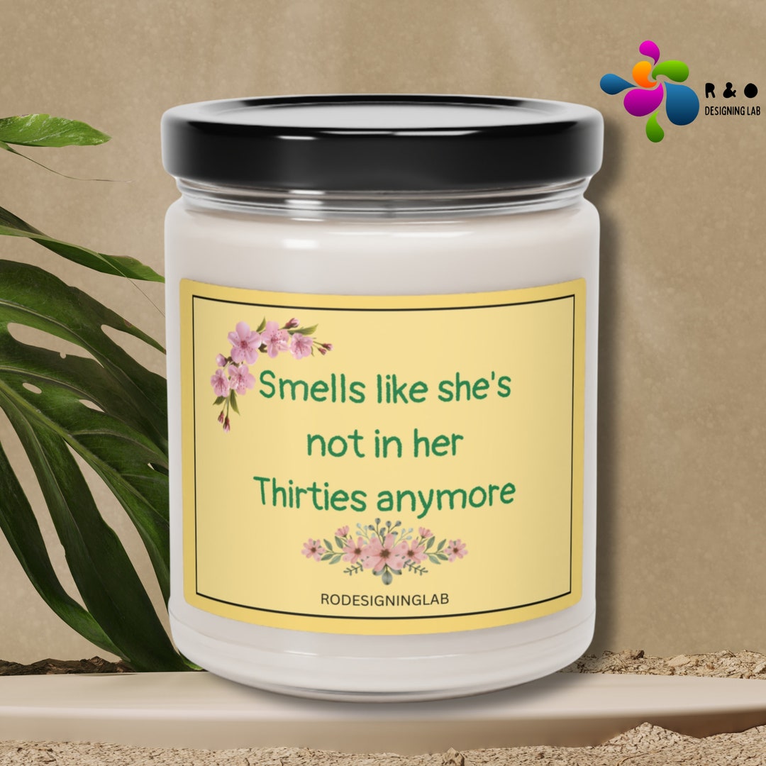 Illuminate Your Forties With Personalized Birthday Candle, Unique Gift ...