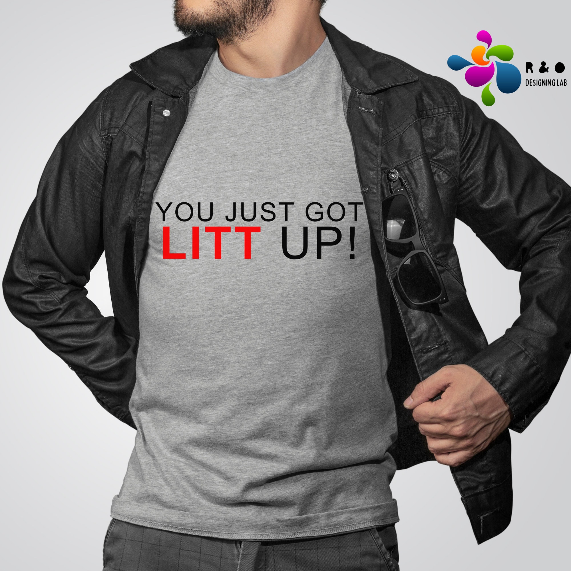 Litt up Shirt, You Just Got Litt Up, Louis Litt and Harvey Specter, Suits Shirt, Funny Coffee T ...