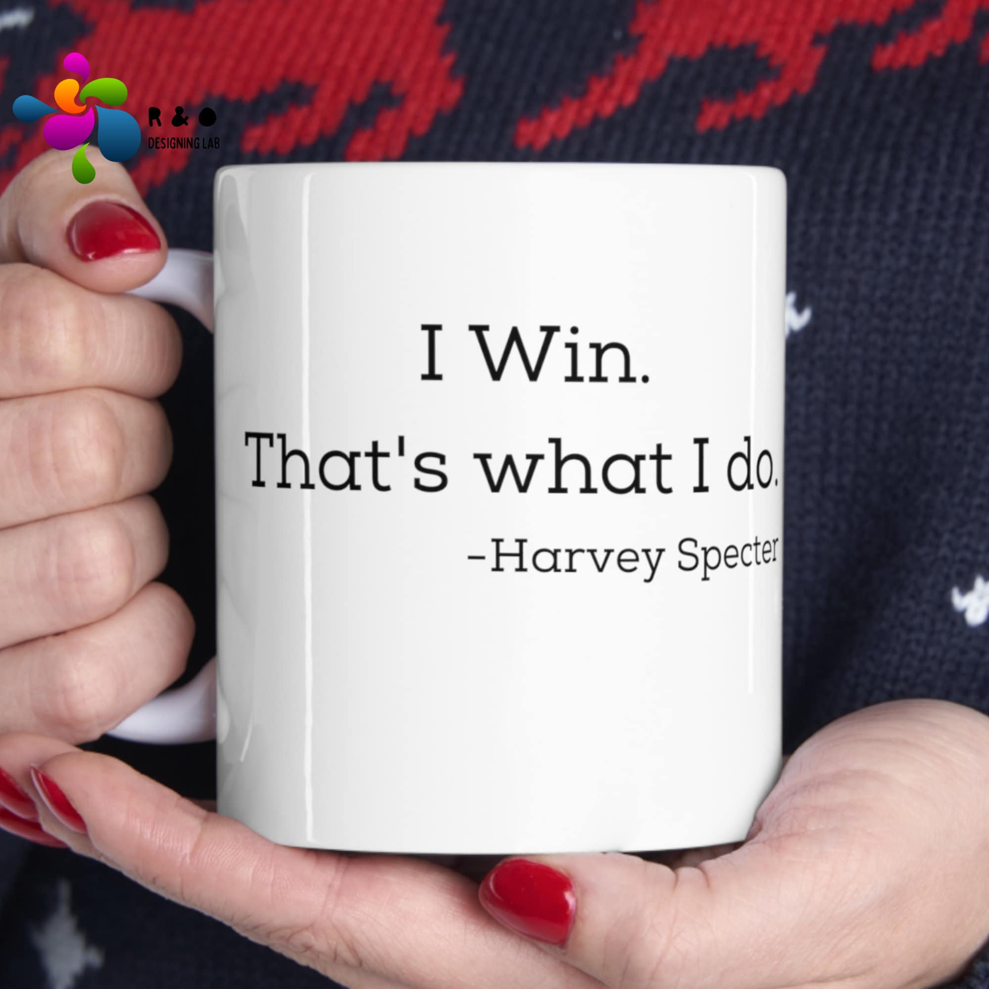 Harvey Specter 'I Win' Coffee Mug - Suits TV Show Gift - Etsy