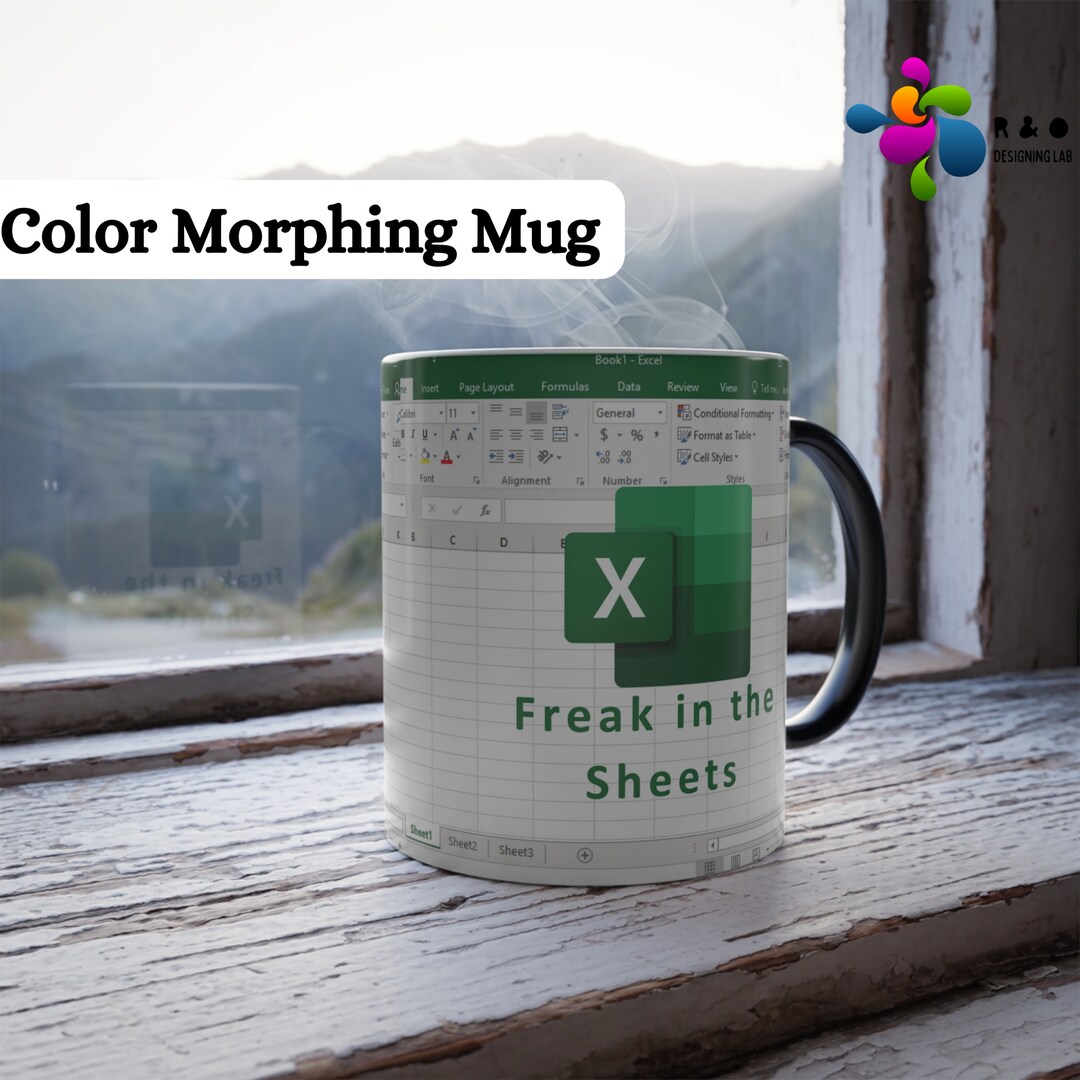 Excel Freak Color-changing Mug: Accountant Gift - Etsy