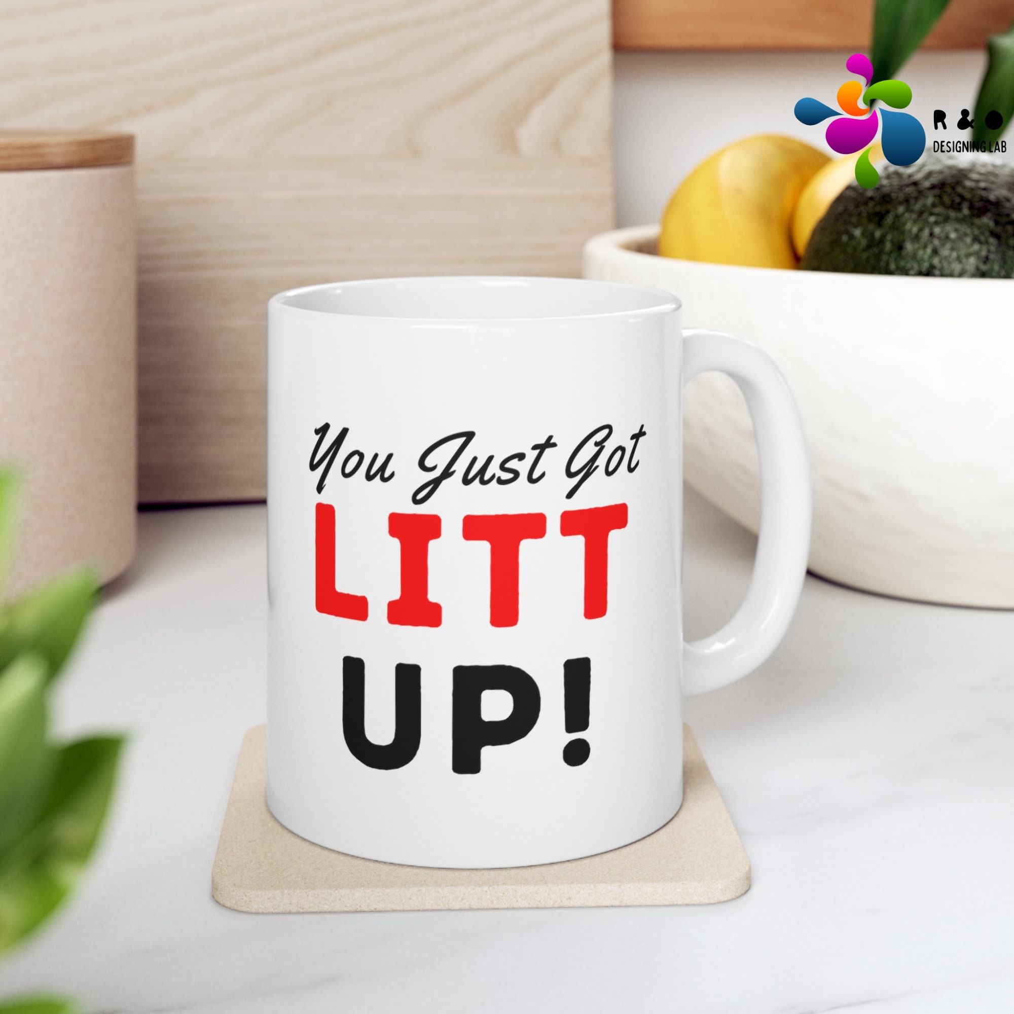 Litt up Mug, You Just Got Litt Up, Louis Litt and Harvey Specter, Suits Mug, Humorous Quote ...