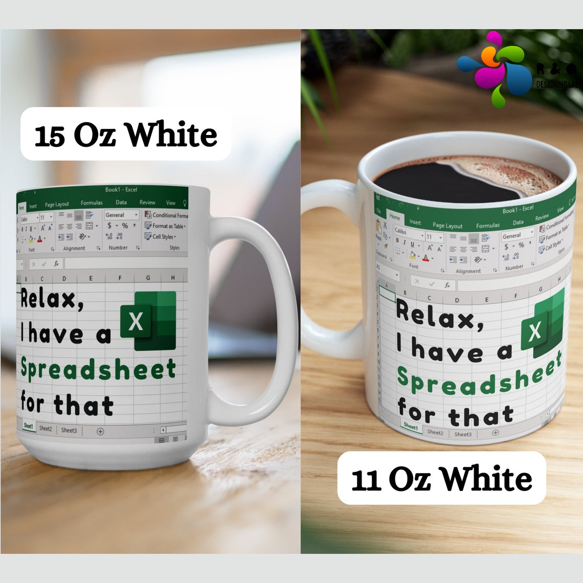 Relax I Have a Spreadsheet for That Mug, Excel Coffee Mug, Spreadsheets Mug, Gift Ideas for ...
