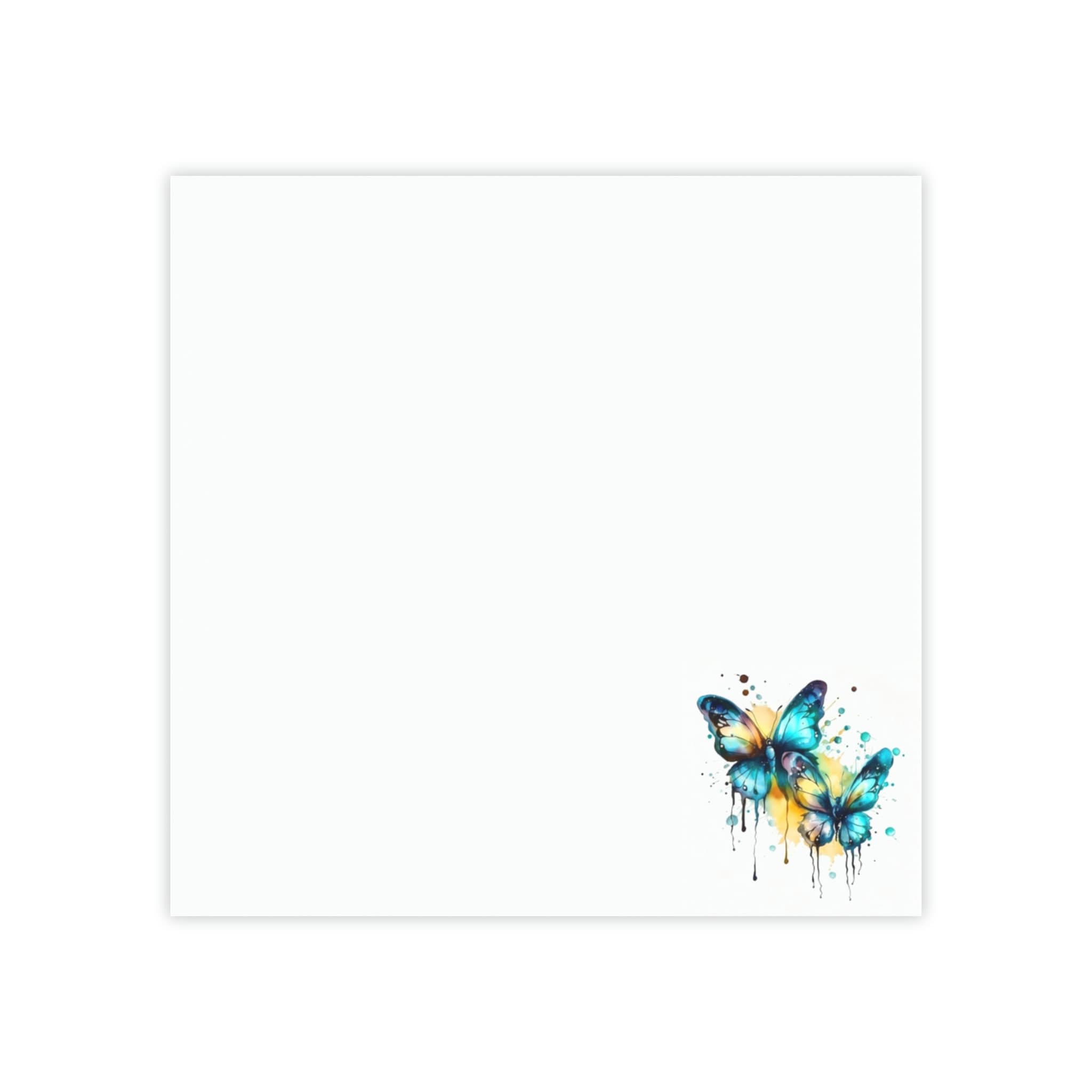 Butterfly Ink Drip Post-it® Note Pads - Etsy