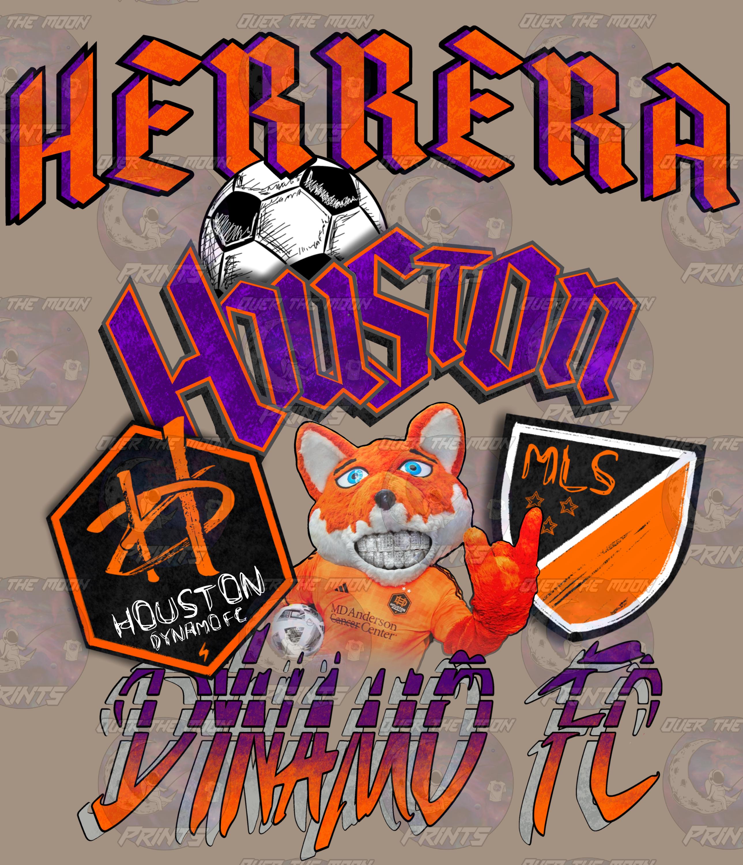 Houston Dynamo Soccer Shirt PNG File Herrera HH - Etsy