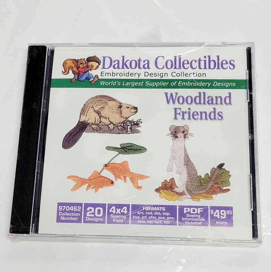 Dakota Collectibles Embroidery Design Collection woodland Friends - Etsy