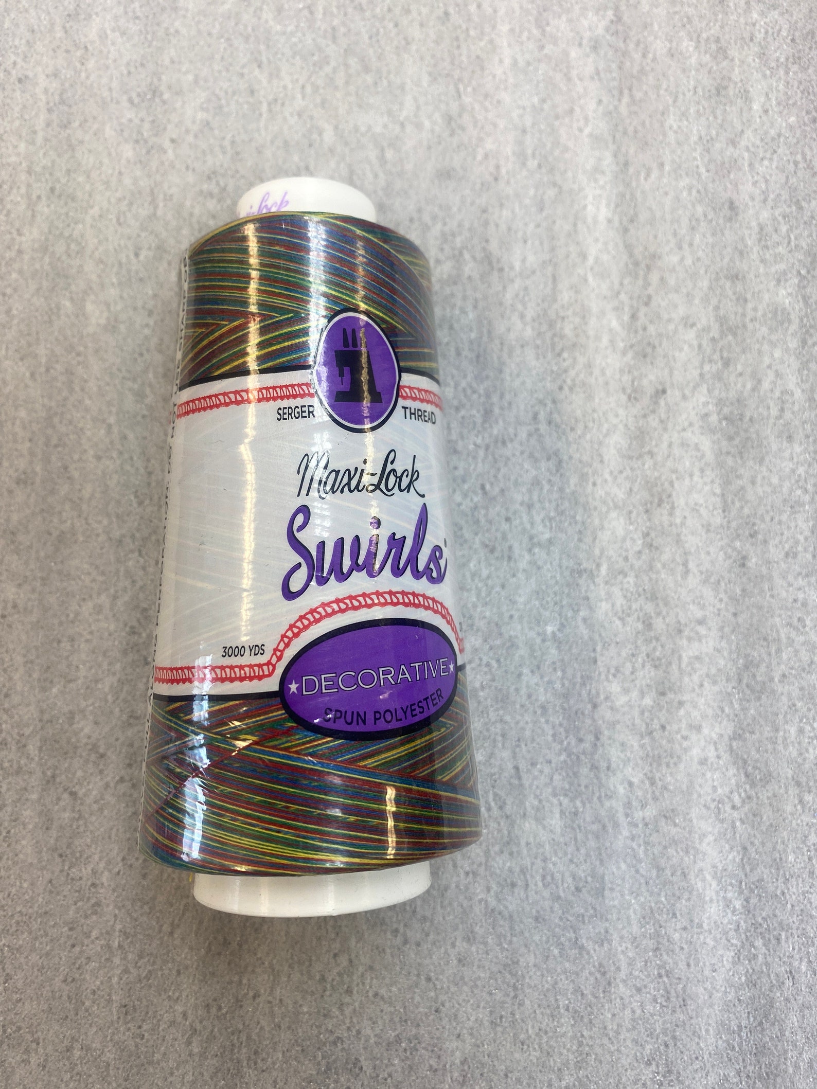 Maxi-lock Serger Thread 99067 Rainbow Swirl - Etsy
