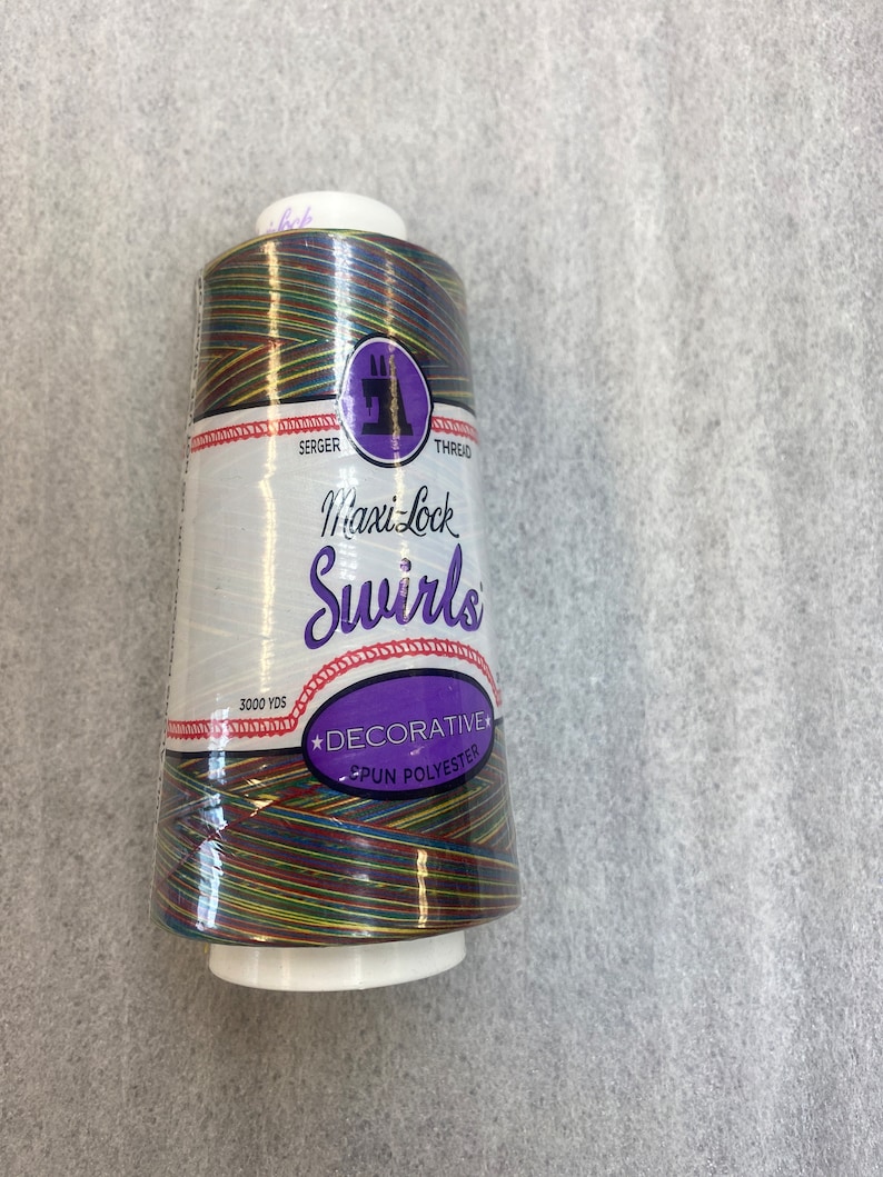 Maxi-lock Serger Thread 99067 Rainbow Swirl - Etsy