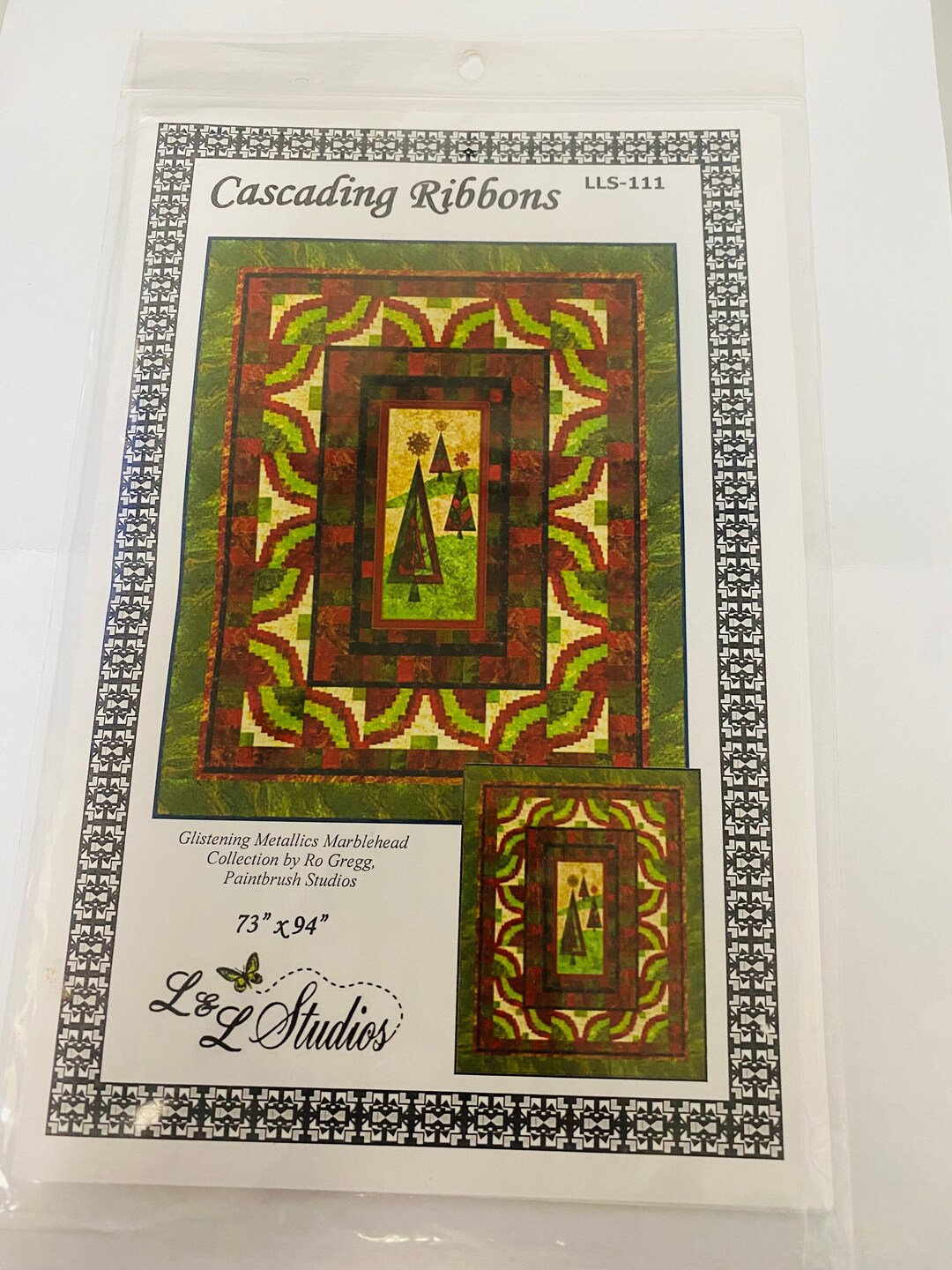 Cascading Ribbons Quilt Design - Etsy