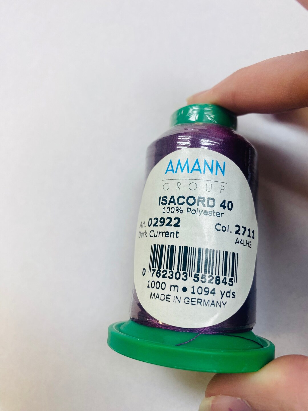 Isacord Thread in Color "dark Current" 2711 - Etsy