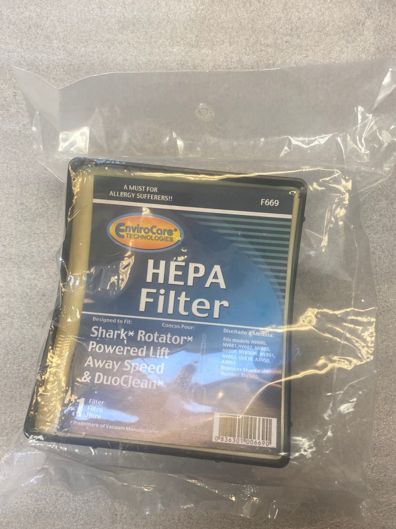 Vacuum Filter for Shark Rotator Powered Lift Away Speed & Duoclean - Etsy