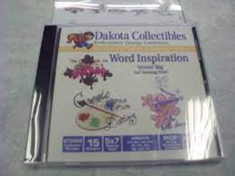 Dakota Collectibles Embroidery Design Collection "word Inspiration" - Etsy