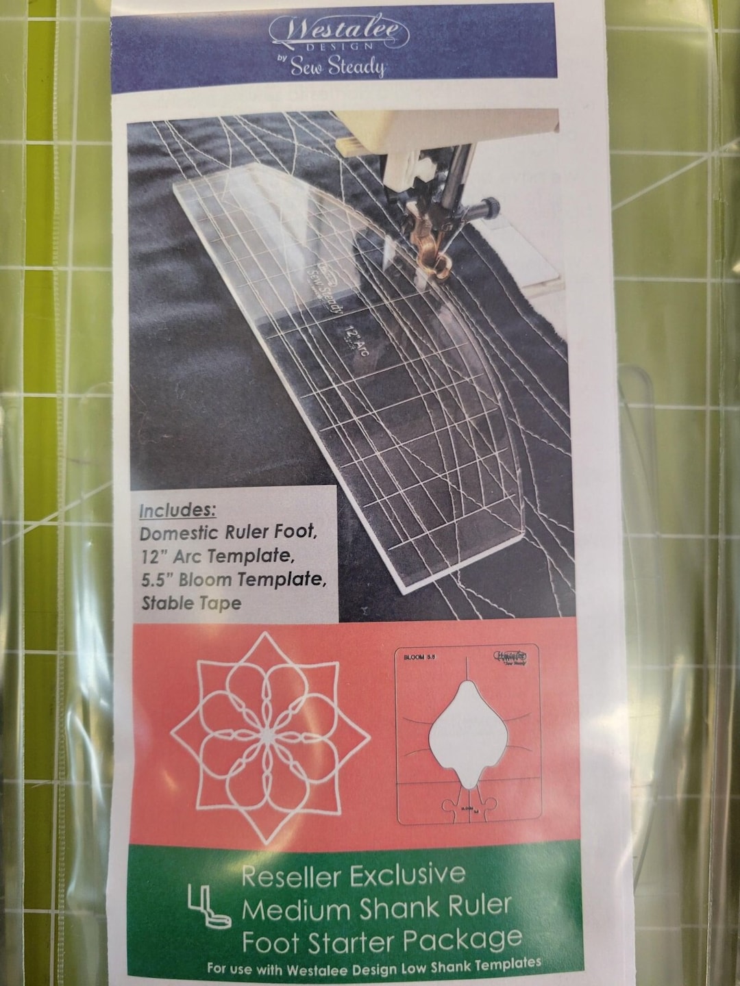 Westalee Medium Shank Ruler Foot Starter Package - Etsy