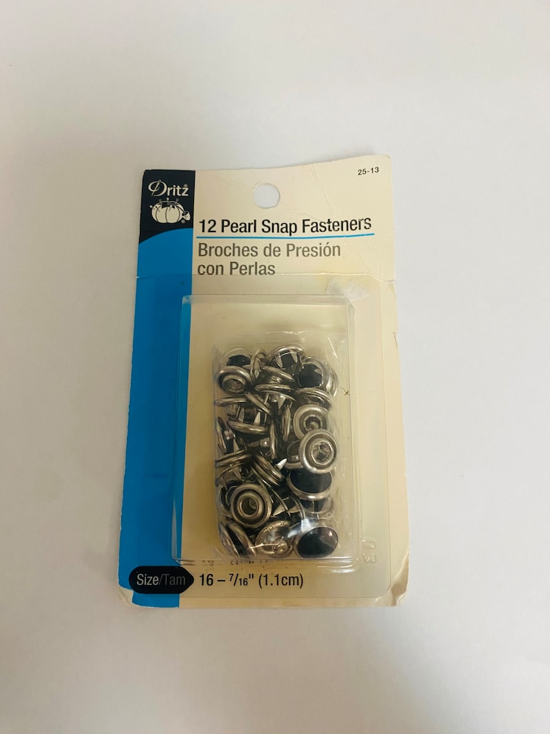 Dritz 12 Pearl Snap Fasteners - Etsy