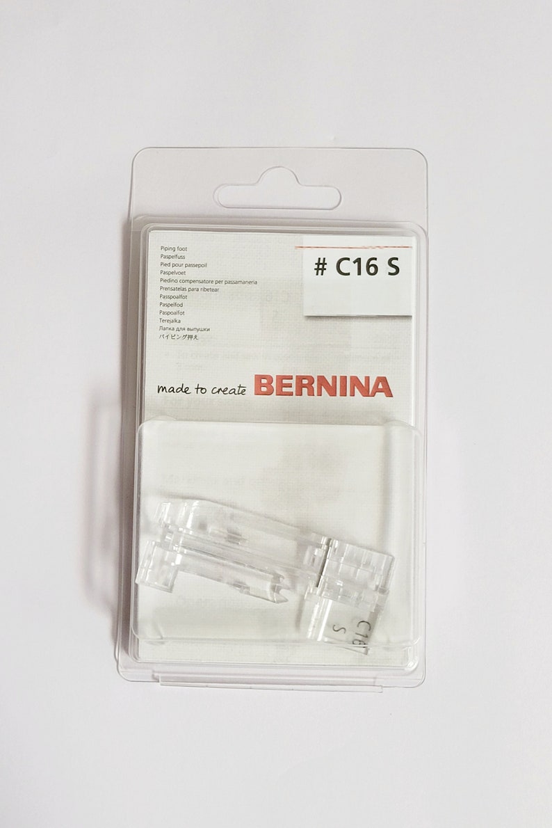 Bernina #C16 S Piping Foot - Etsy
