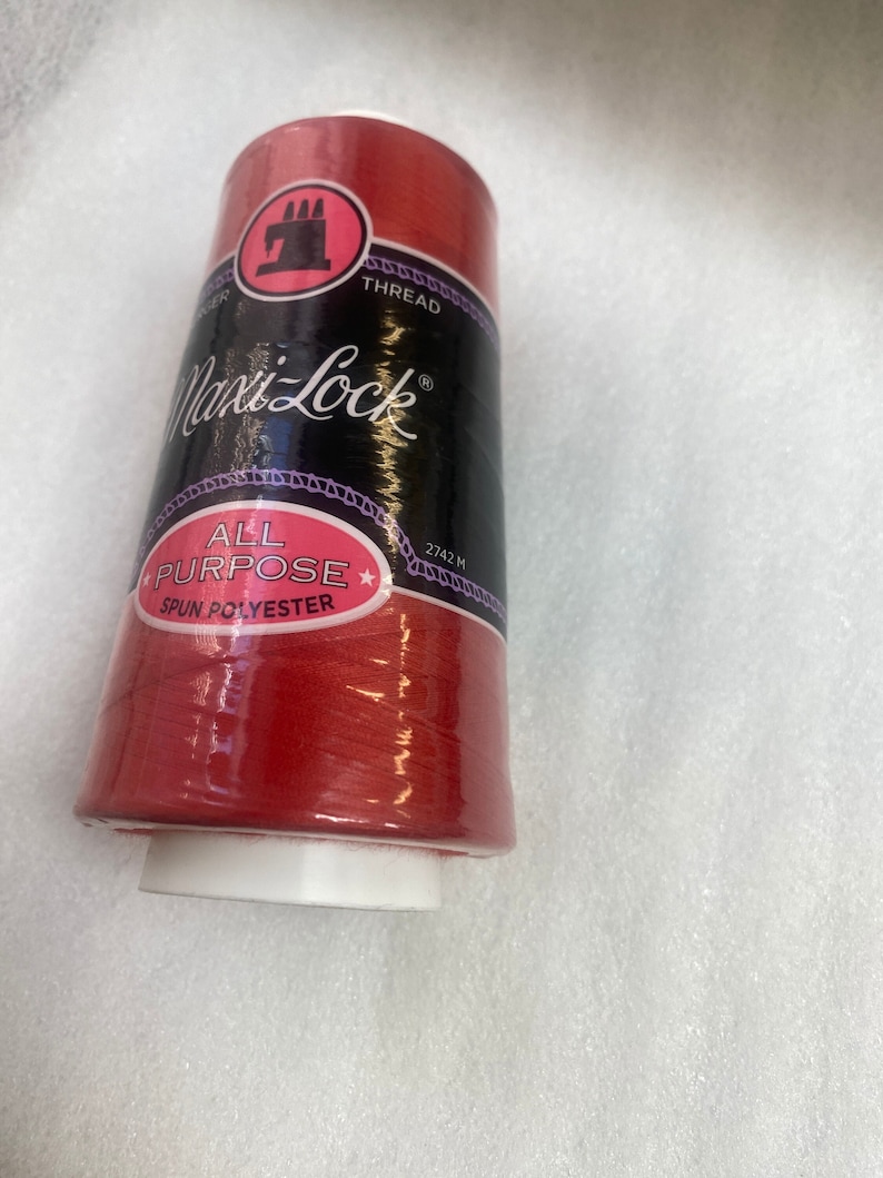 Maxi-lock Serger Thread 32326 Artillery Red - Etsy