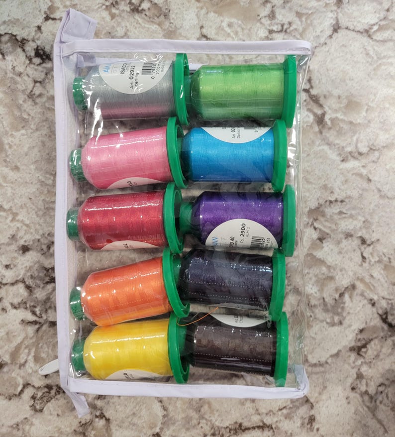 Isacord Top 10 Thread Kit - Etsy