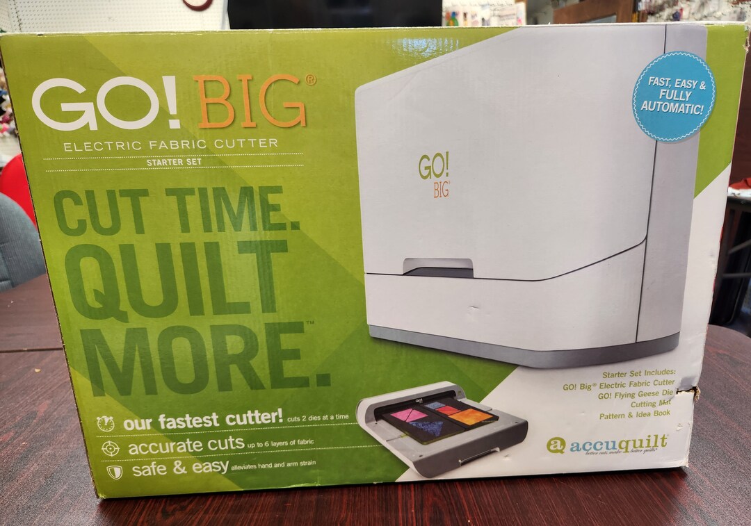 GO! Big Electric Fabric Cutter Starter Set - Etsy