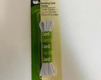 Dritz Black Round Cord Elastic 5 Yards 4.57m Light Stretch Elastic Cord ...