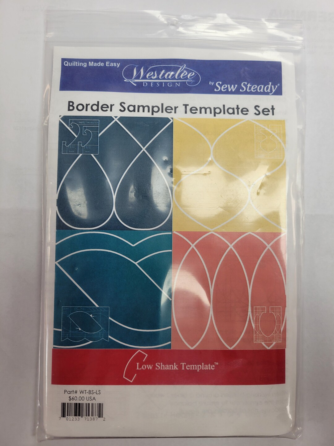 Westalee Design Border Sampler Low Shank Template Set - Etsy